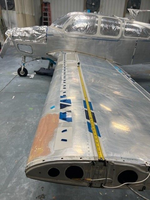 S35 outboard wing leading edge skin replacement